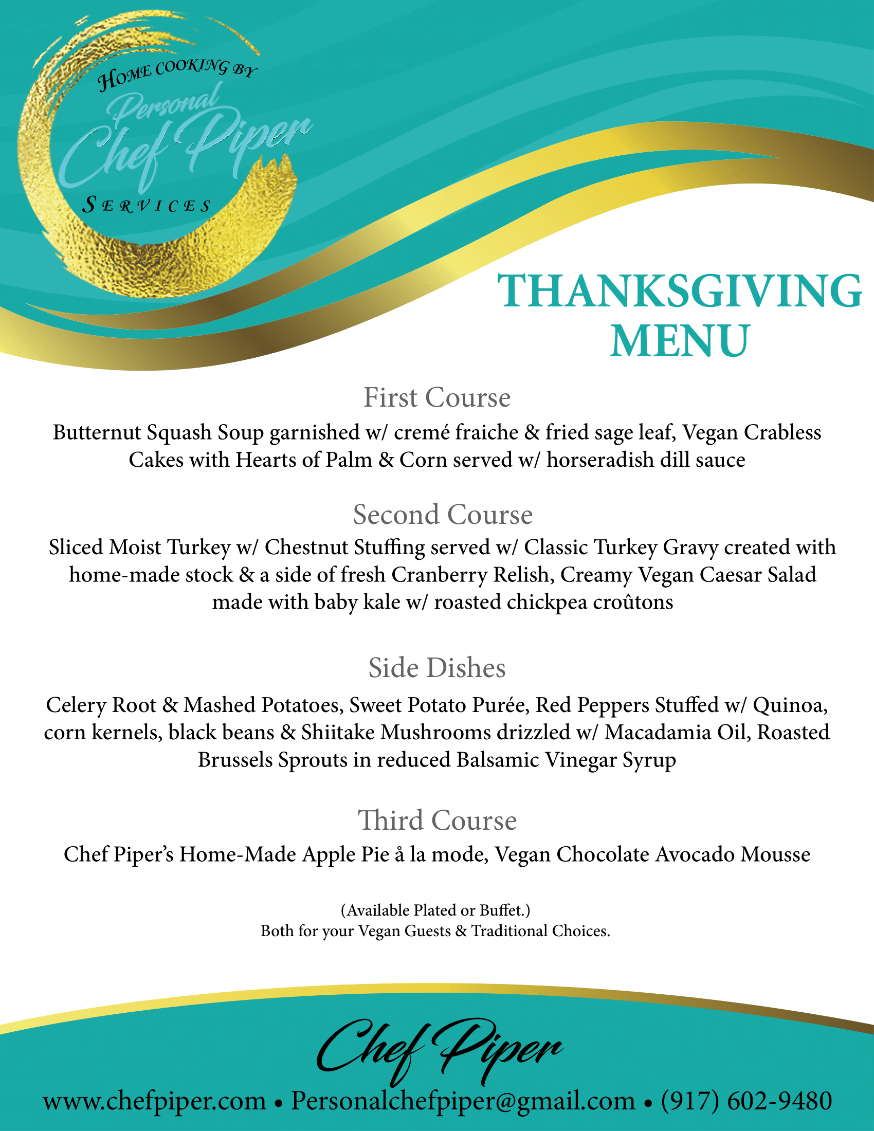 Home Cooking by Personal Chef Piper Services is a Personal Chef in ...